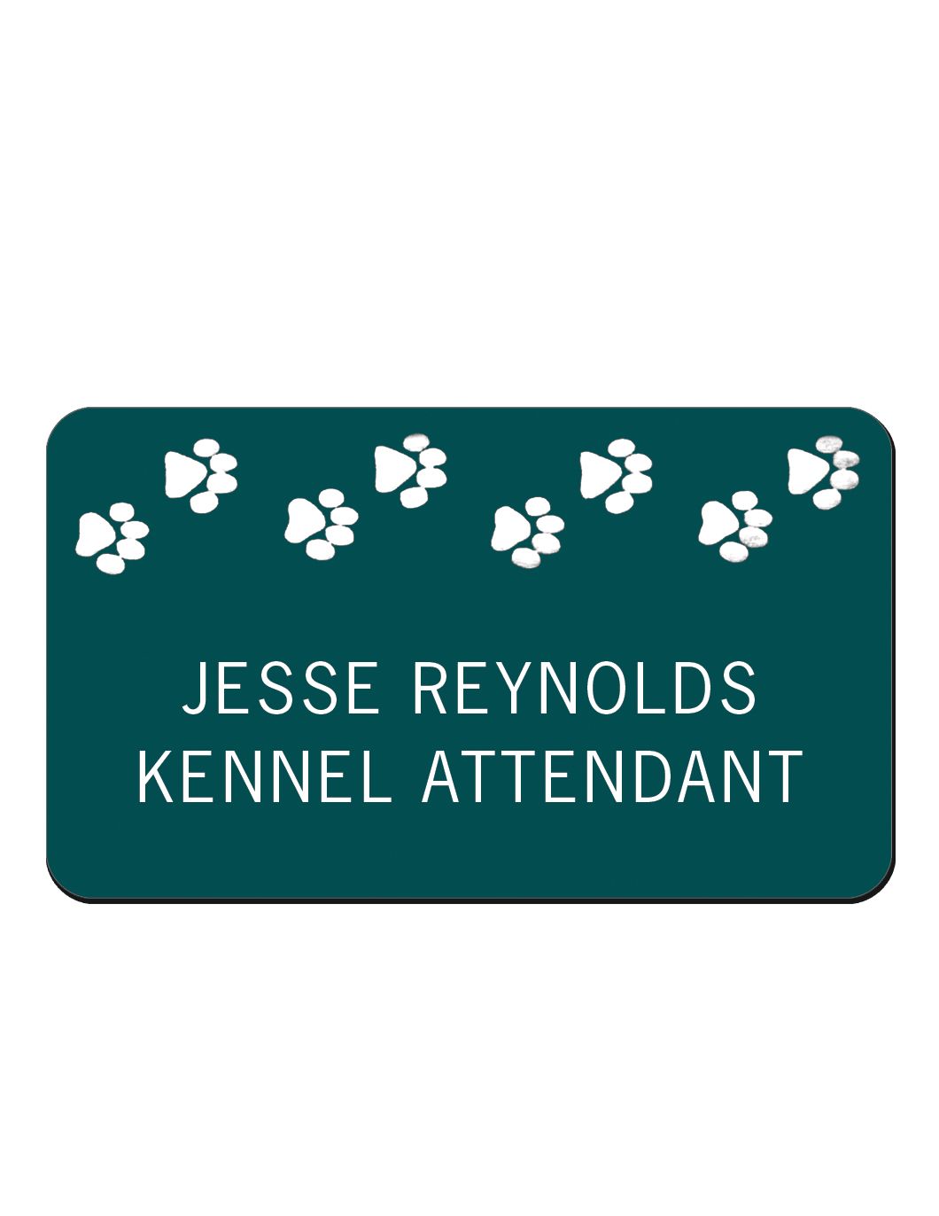 Novelty Badge Pet Tracks