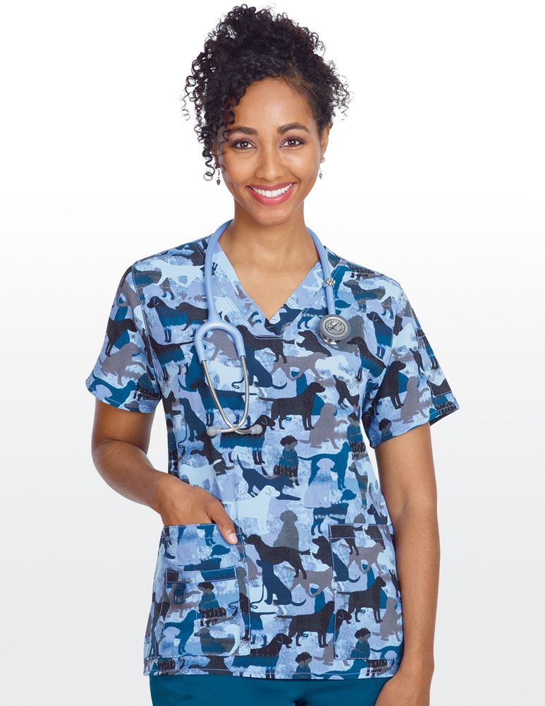 Animal Print Scrubs For Women